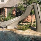 S.R. Smith Turbo Twister Swimming Pool Slide for In-Ground Swimming ...
