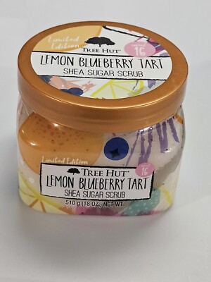Tree Hut Shea Sugar Scrub Lemon Blueberry Tart Limited Edition 18 NEW ...