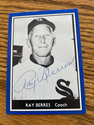 RAY BERRES SIGNED AUTOGRAPHED 1959 TCMA CARD WHITE SOX | eBay