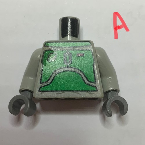 Lego Star Wars minifigures - Boba Fett Torso 3341, 4476, 7144 sw0002 (A ...