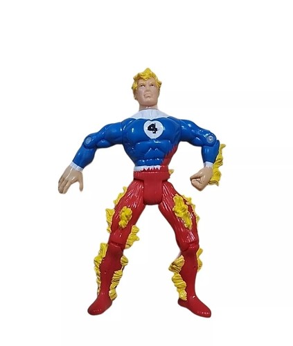 Marvel Johnny Storm/Human Torch 1996 Fantastic Four Action Figure Toy Biz | eBay
