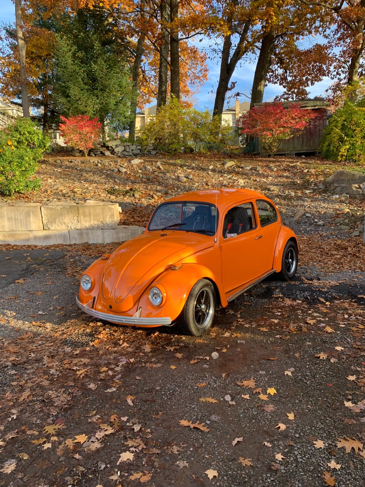 1968 vw bug custom, orange 2275 engine, performance transmission, 2000 ...