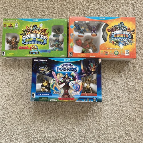Skylanders - 3 Starter Packs - Giants, Swap-Force & Imaginators ...