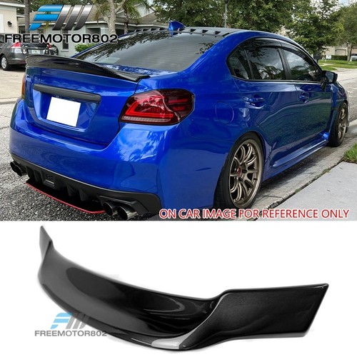 Fits 15-21 Subaru WRX STI PSM Trunk Spoiler Wing ABS Crystal Black ...