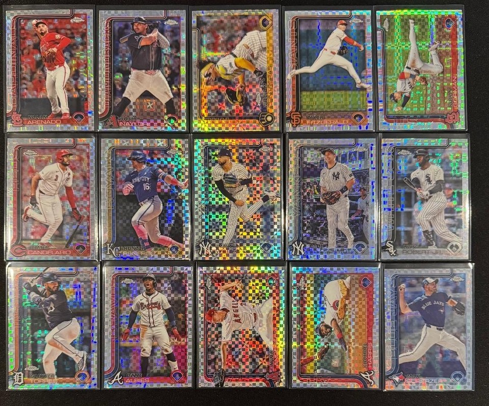 2025 Topps Chrome Baseball - Parallels (You Pick) Buy 5, Get 5 Free ...