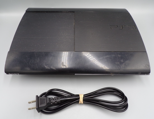 Sony PlayStation 3 PS3 Super Slim Console & Power Cord - Missing Side ...