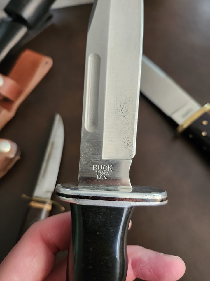 Vintage/classic Hunting Knives - Marbles, Buck, Edge Mark - Lot Of 3 | eBay