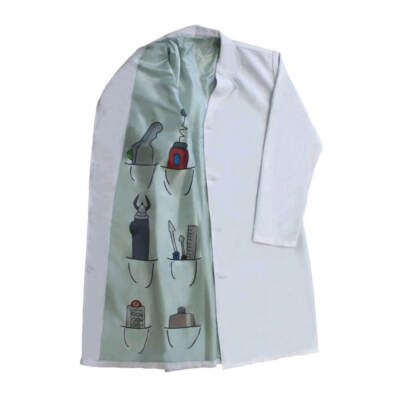 Perfect for Cosplay Licensed Official Rick and Morty Rick Lab Coat ...