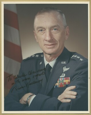 Bruce K. Holloway (1912-1999) - World War II fighter ace - Signed large ...