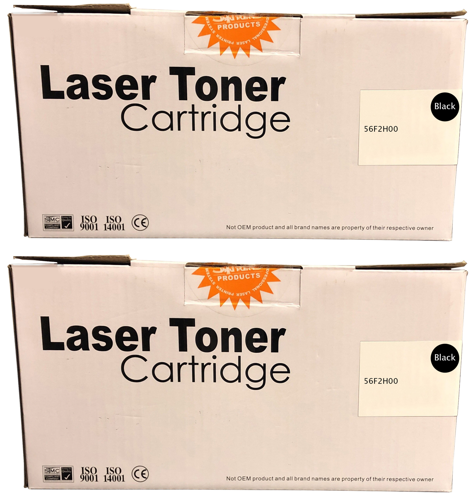 2x Compatible 56F2H00 Black Toner Cartridges For Lexmark MS320 Printer ...
