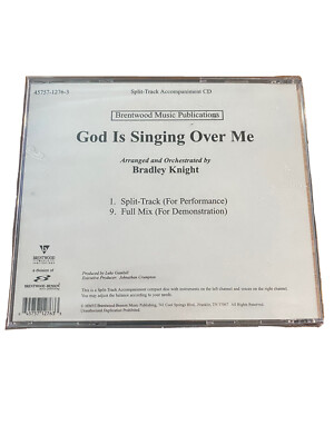 GOD IS SINGING OVER ME Accompaniment Track CD~Split Track~Bradley ...