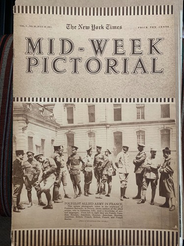 New York Times Mid-Week Pictorial July 19, 1917 (KL961) | eBay