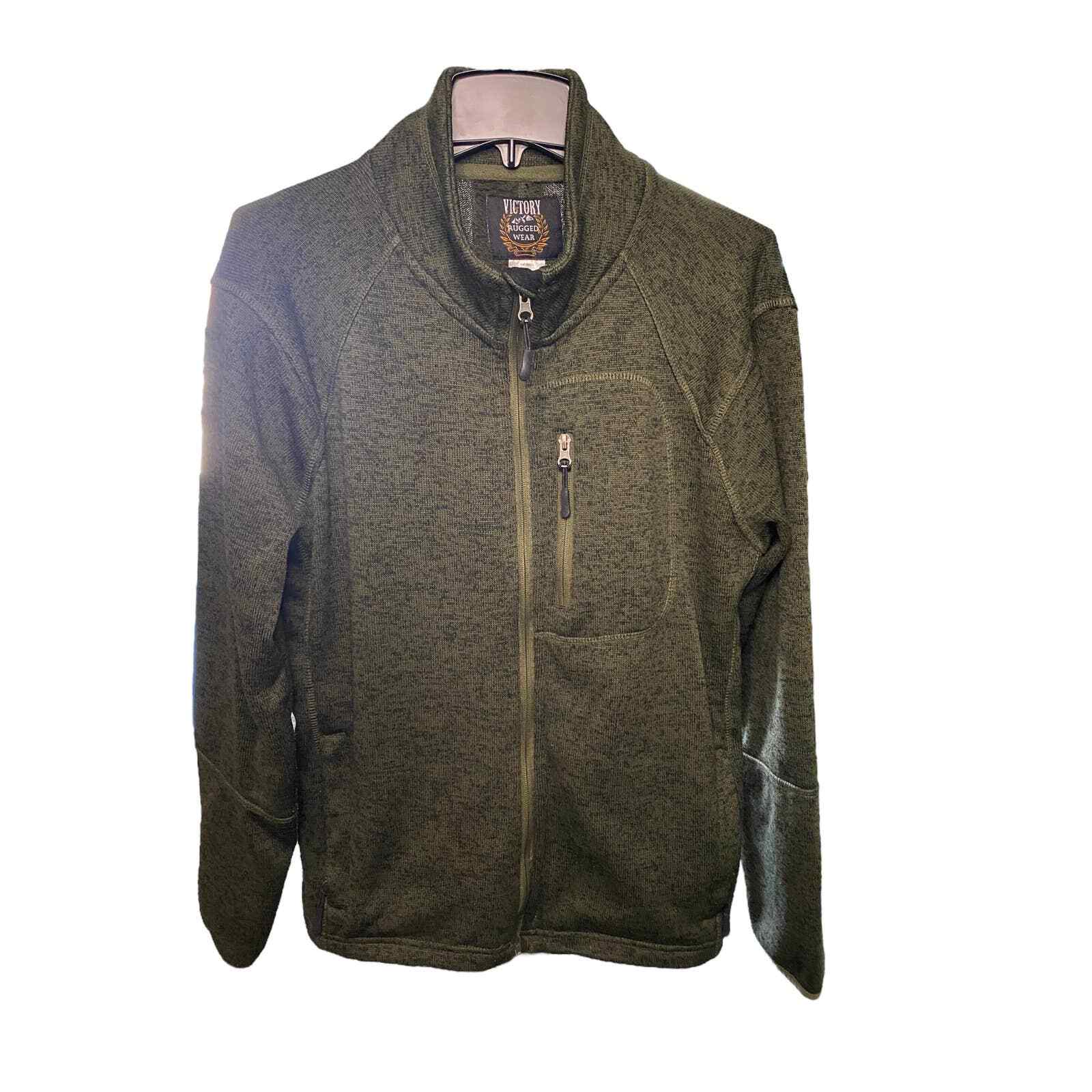 Victory Rugged Wear Dark Green Jacket Size Large - Gem