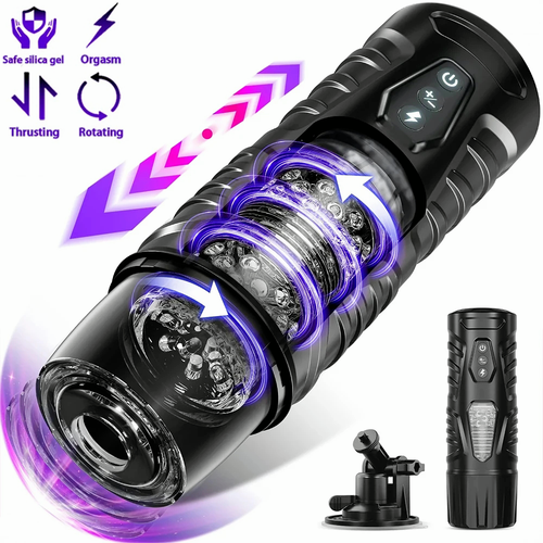 Automatic Male Masturbaters Thrusting Cup Rotating Stroker Men Sex Toy ...