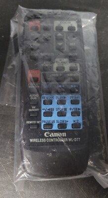 NEW Canon WL-D77 Wireless Controller Mini DV Camcorder Remote NO ...
