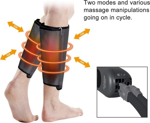 Leg Massager, Air Compression Calf Wraps Massager for Leg Circulation ...