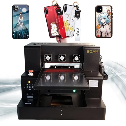 A4 UV Printer Digital Printing Shop Machines Mobile Cover UV Flatbed ...