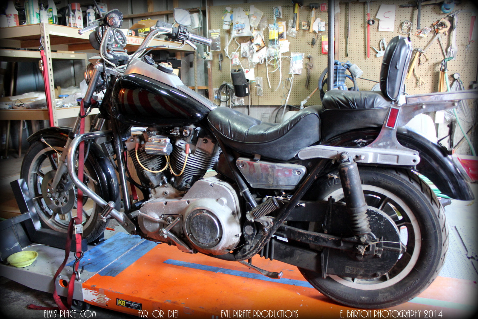 Harley FXR FRAME 1983 Shovelhead FXRT OEM Harley-Davidson FXRP FXRD WOW ...