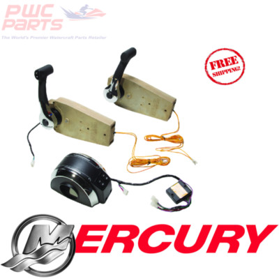 MERCURY Outboard New Twin/Dual Engine Console Remote Control 8M0075245 ...