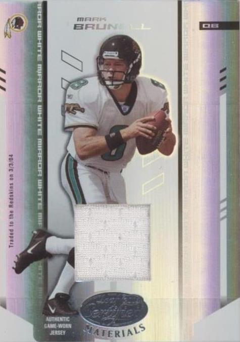 2004 Leaf Certified Materials - Mark Brunell #123 Mirror White ...