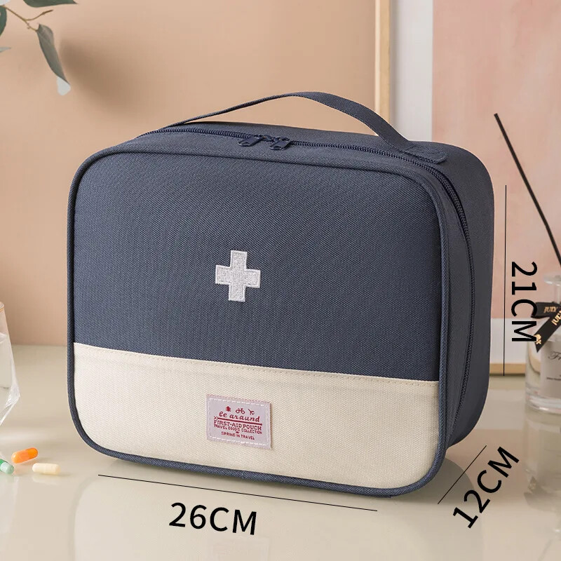 First Aid Carry Kit Bag Case Box Pouch Medical Emergency Survival Empty ...