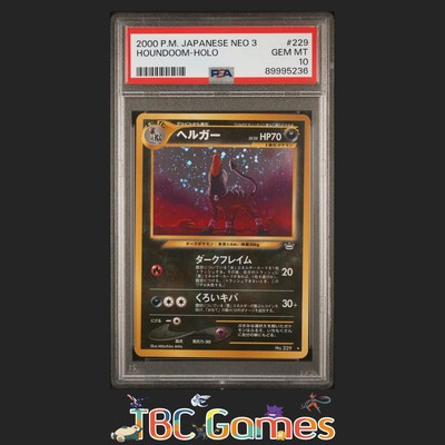 Houndoom Japanese Neo 3 Holo #229 PSA 10 | eBay