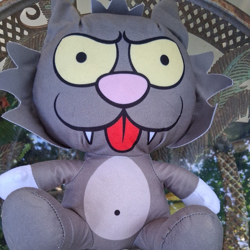 The Simpsons 10" Scratchy Cat Stuffed Plush Itchy and Scratchy Show Toy ...