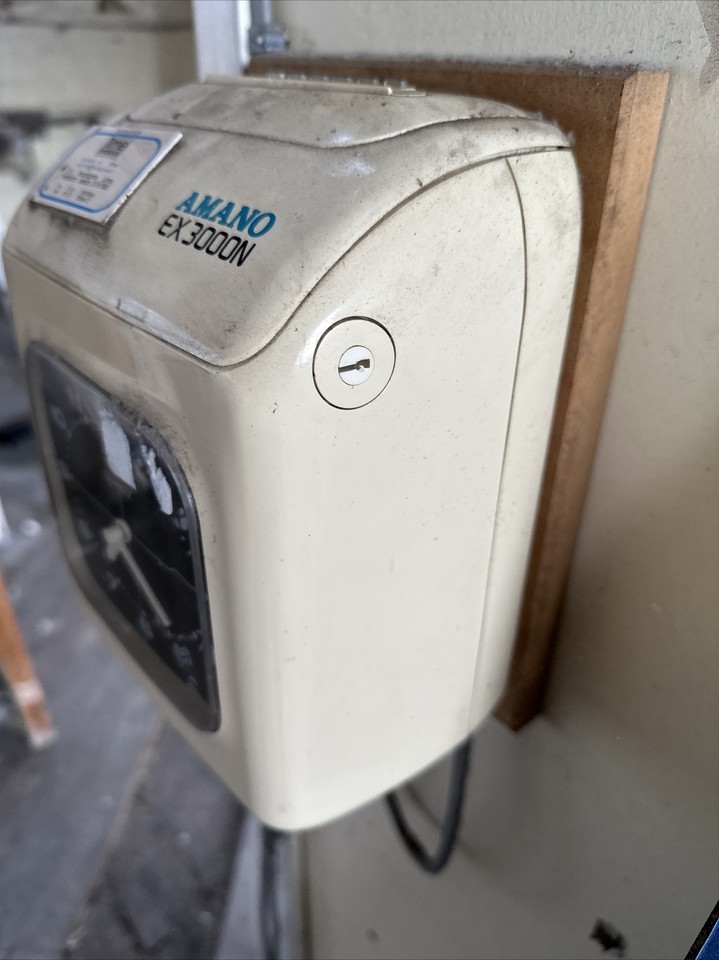 amano ex3000n clocking in machine | eBay UK