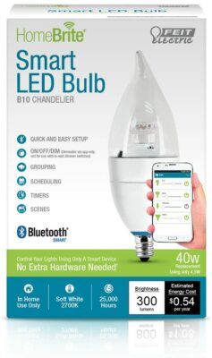Feit Electric CFC/300/LED/HBR 40W B10 Smart HomeBrite LED Bulb Warm White - 2 PK | eBay