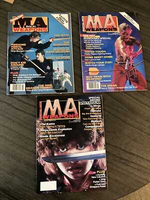 Vintage MA Weapons Magazines Martial Arts 1987 Lot Of 3 | eBay