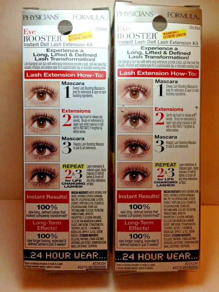 (2) Physicians Formula Eye Booster Instant Doll Lash Extension Kit ...