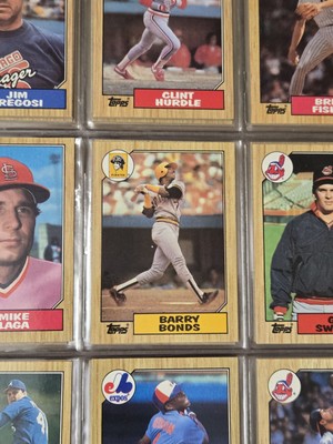 🔥 Many different types of ERRORS 🏴‍☠️ 1987 TOPPS #320 Barry Bonds ...