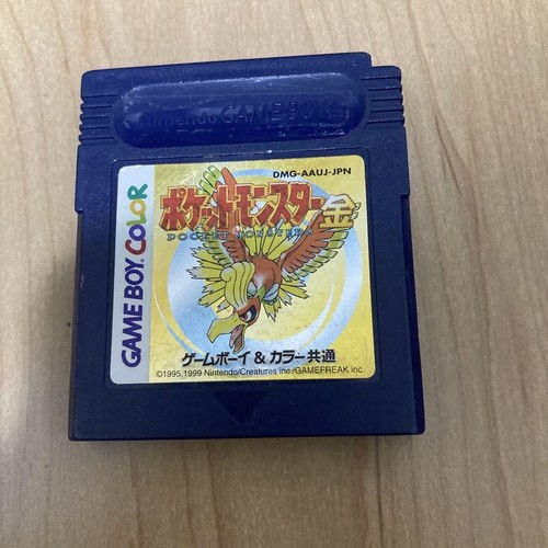 Pokemon Gold GBC Game Boy Color Japan Edition 1999 Used | eBay