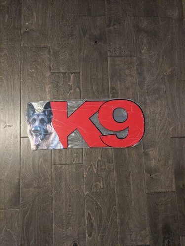 20" German Shepherd DOG K9 guard home 3d cutout USA STEEL plate display ...