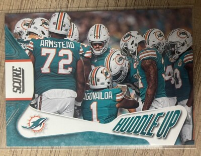 2023 Panini Score Miami Dolphins Huddle Up #10 NFL Card In Sleeve Tcg ...