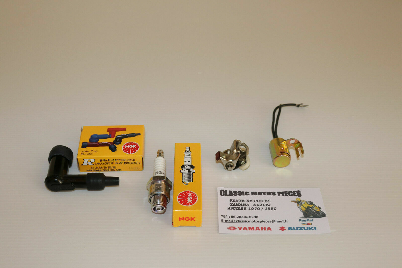 RD50MX Yamaha 1980 Type 5R0 Kit Breakers +Capacitor+Spark Plug ...