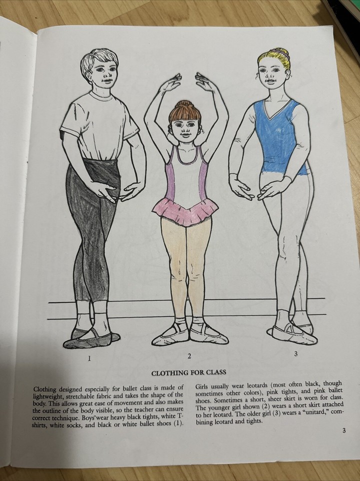 Dover Kids Coloring Bks.: Ballet Class Coloring Book by Caroline ...