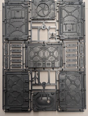 Necromunda Bulkhead Doors Terrain, Hive Secundus, GW, 40K | eBay