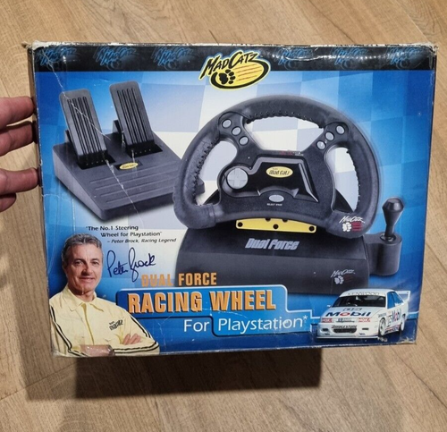 Peter Brock Dual Force Racing Wheel for playstaion | eBay