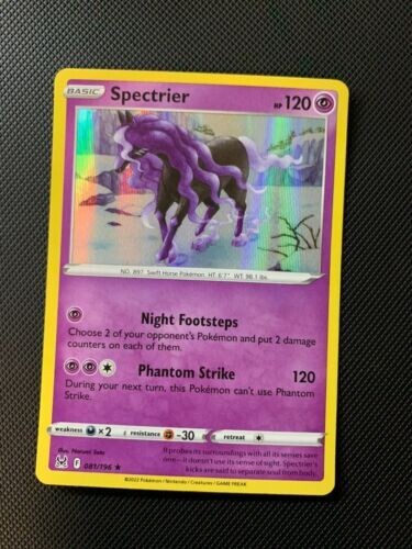 Pokémon TCG Spectrier Sword & Shield - Lost Origin 081/196 Holo Rare | eBay