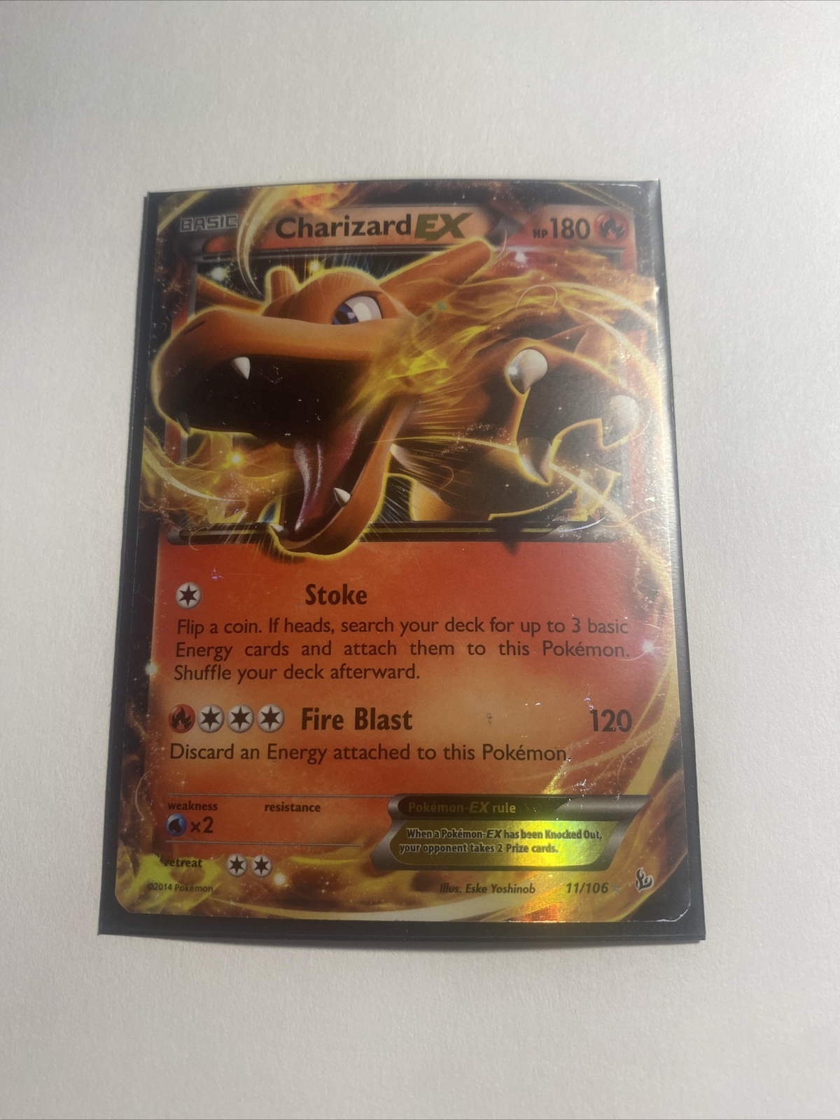 Charizard EX 11/106 - Flash Fire - Pokemon Card | eBay