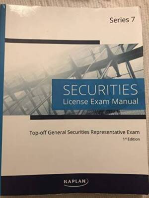 Kaplan Series 7 Top-Off General Securities Representitive Exam 1st ...