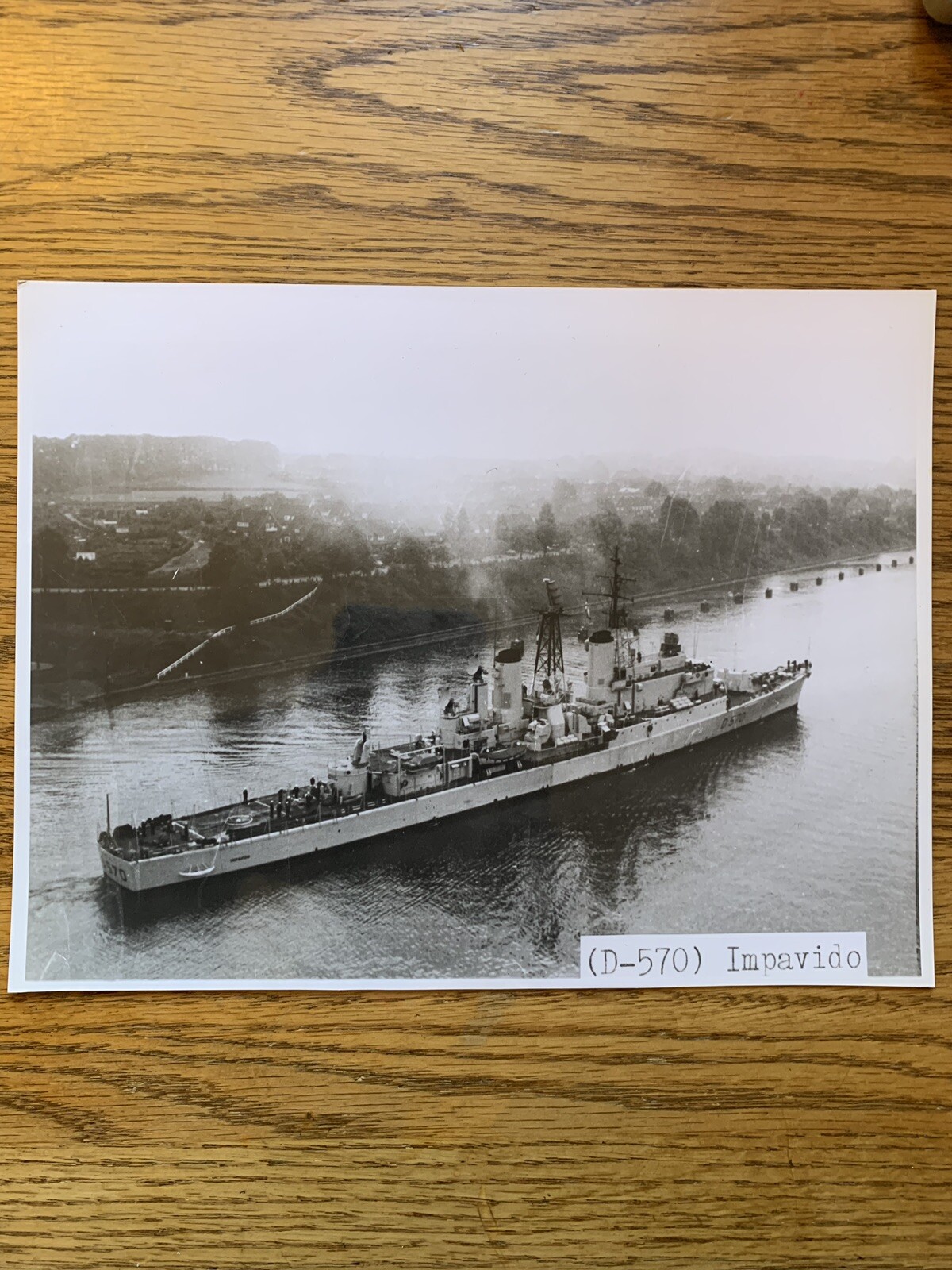 Historical Naval Photo Impavido D570 Italian Navy 8x10 | eBay