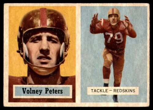 1957 Topps #84 Volney Peters EX++ Redskins ID:72548 | eBay