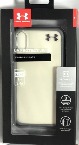 Under Armour UA Protect Verge Case for iPhone X/XS,Clear/Graphite ...