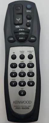 Original Kenwood RC-505 Remote Control Audio Car Stereo | eBay