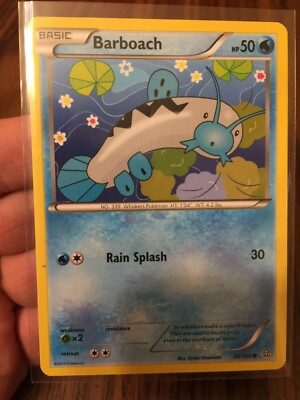 BARBOACH 2015 POKEMON SUN AND MOON COSMIC ECLIPSE #39/160 - CHAMPION'S ...