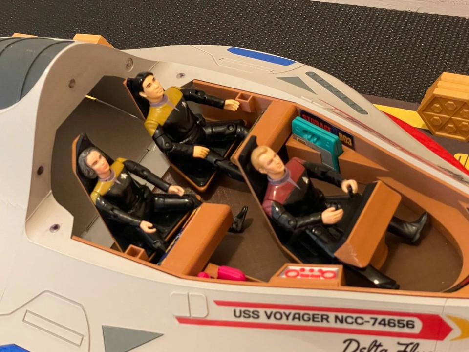 Star Trek Voyager Delta Flyer 3D Printed Playset. Fits (3) 5" Figures ...