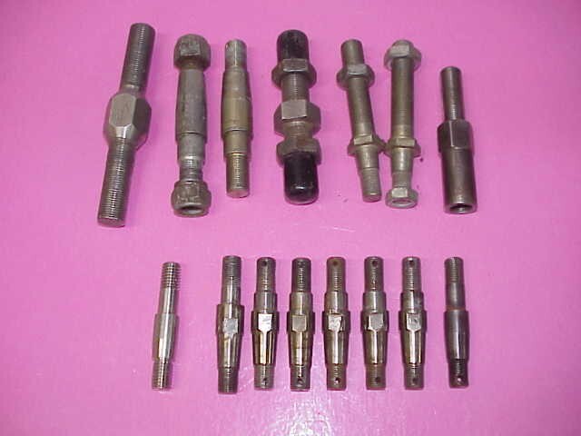 Collection of 15 Hardened Studs Most are Tapered Various Sizes | eBay