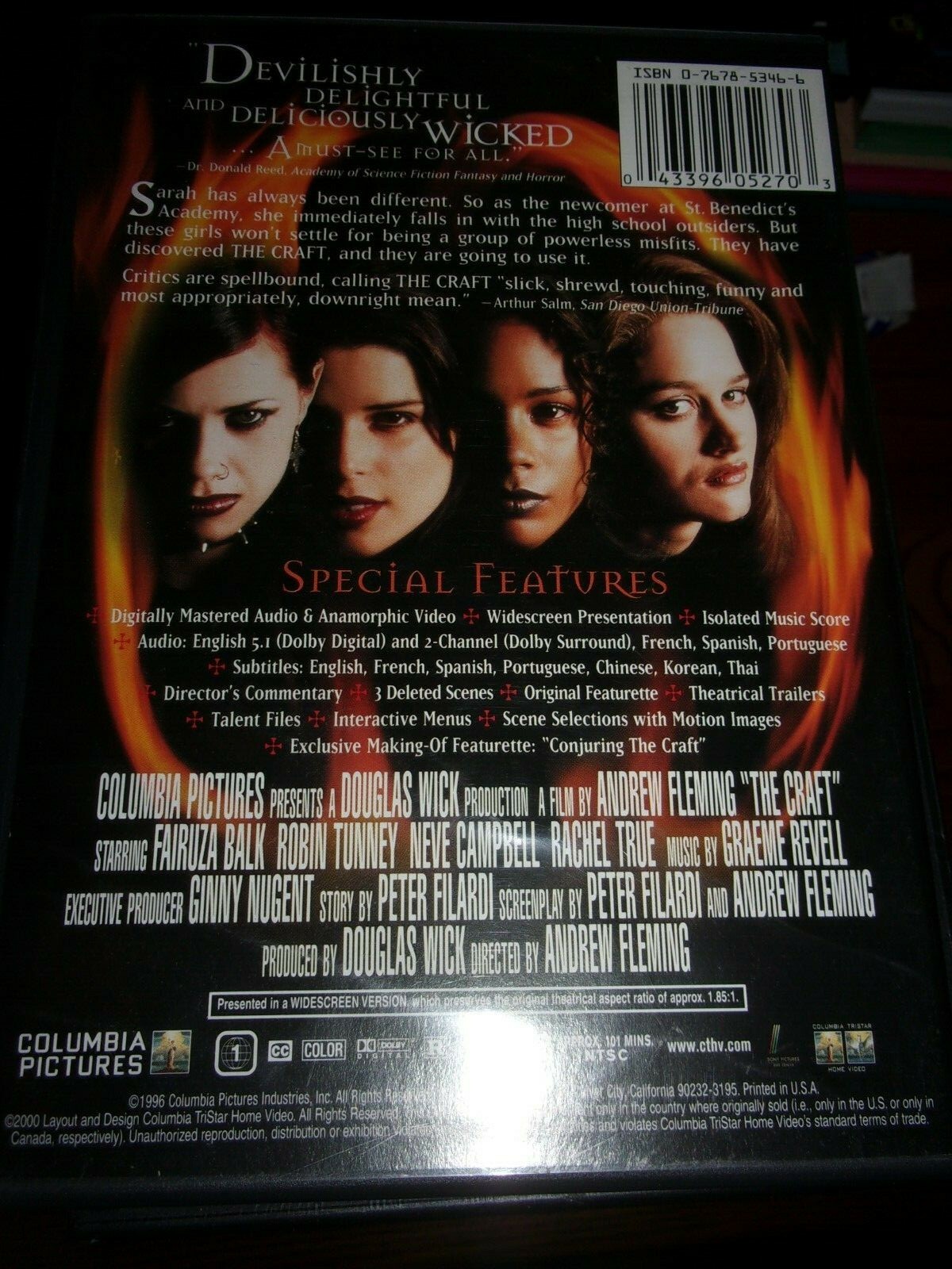 THE CRAFT - SPECIAL EDITION DVD - WATCHED ONCE!! | eBay